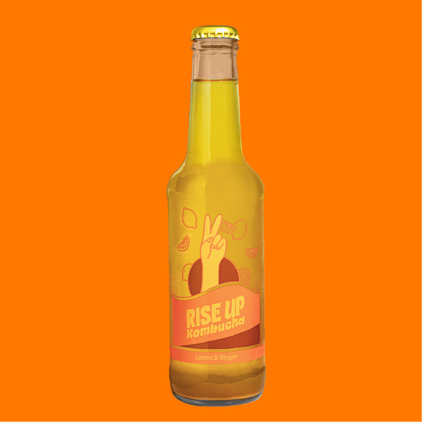 Lemon & Ginger Kombucha – Rise Up Kombucha
